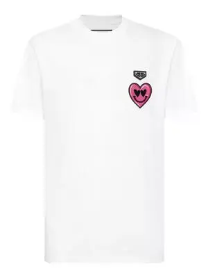 Philipp Plein Smile Patch T-shirt