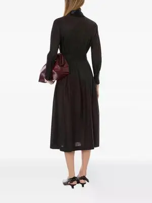 Alberta Ferretti Virgin-wool Midi Dress
