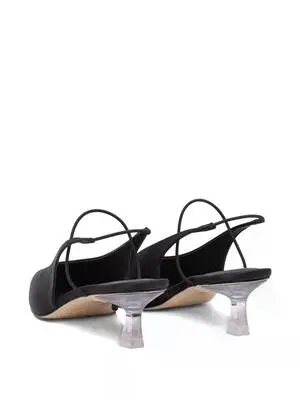 Studio Amelia Mignon Silk-satin Pumps