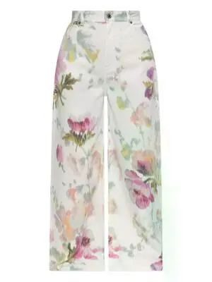 Loewe Floral-print Trousers