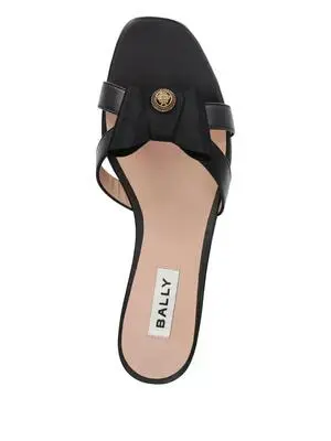 Bally Bow-embellished Leather Slides