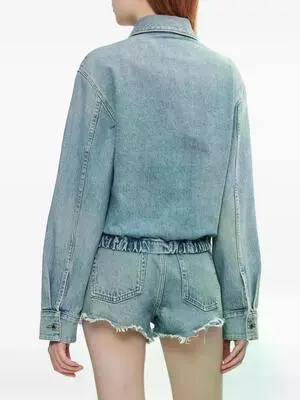 AGOLDE Nile Zip-front Denim Jacket