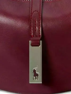 Polo Ralph Lauren Polo Id Leather Shoulder Bag - Red