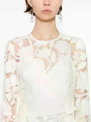 Elie Saab Embroidered Midi Dress