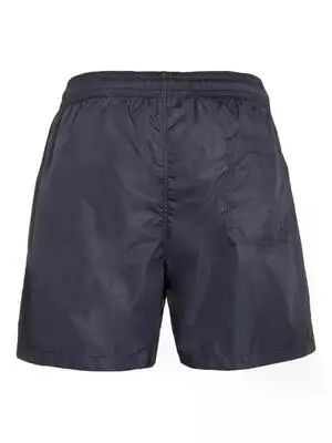 THE (ALPHABET) Elasticated-waist Swim Shorts - Blue