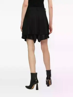 Helmut Lang Pleated Wrap Skort