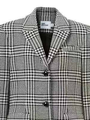 SELF-PORTRAIT Houndstooth Blazer