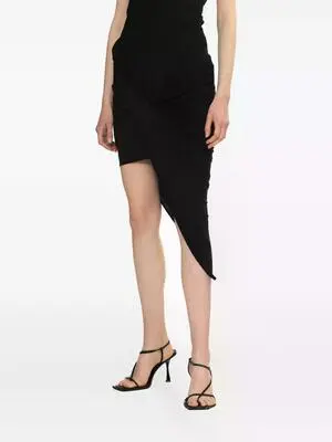Helmut Lang Draped Asymmetrical Skirt