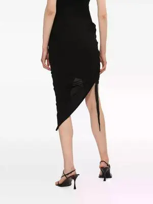Helmut Lang Draped Asymmetrical Skirt