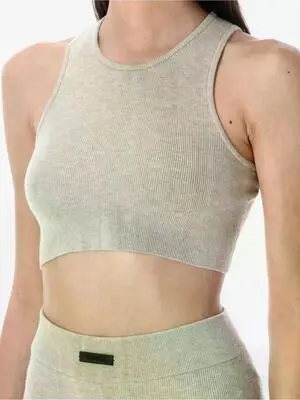 Fear Of God Crew-neck Ribbed Tank Top - Neutrals