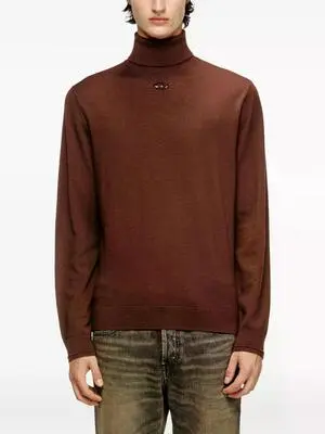 DIESEL® K-varta Roll-neck Jumper - Red