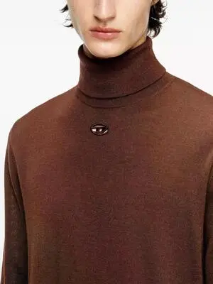 DIESEL® K-varta Roll-neck Jumper - Red