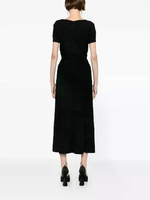 Elie Saab Macramé Midi Dress
