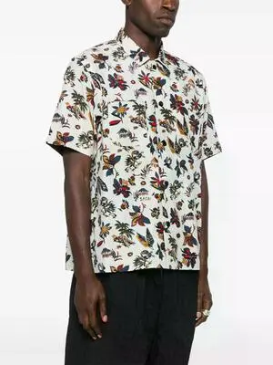 Sacai Printed Shirt - Neutrals