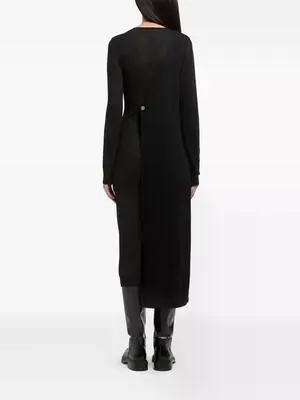 Ports 1961 Asymmetrical Buttoned Midi Dress