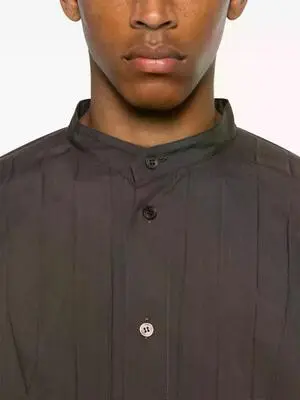 Issey Miyake Pleated Shirt - Brown