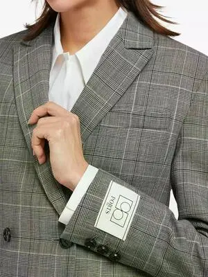 Ports 1961 Double-breasted Checked Blazer