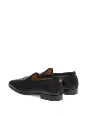 Valentino Garavani Les Alcôvettes Leather Loafers
