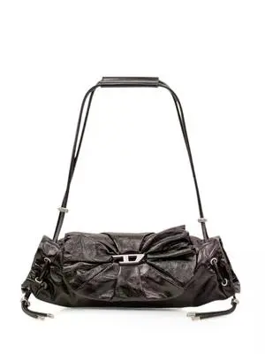 DIESEL® Small Scrunch-d Shoulder Bag - Black