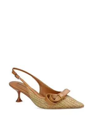 Lola Cruz 55mm Leather Pumps