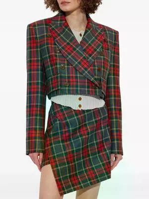 VIVIENNE WESTWOOD Double-breasted Cropped Blazer