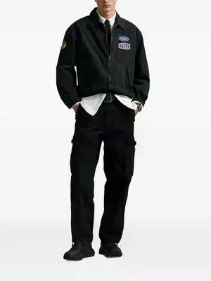 Polo Ralph Lauren Embroidered-patch Zip-up Jacket