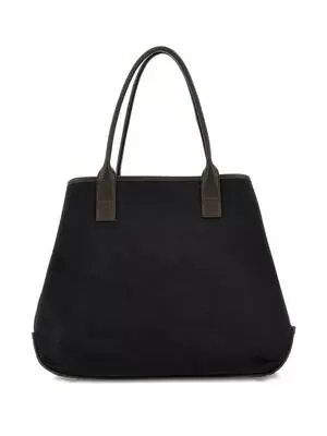 Hogan Medium Script Tote Bag - Black