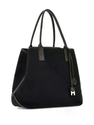 Hogan Medium Script Tote Bag - Black