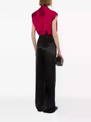 Alberta Ferretti Satin Blouse - Pink