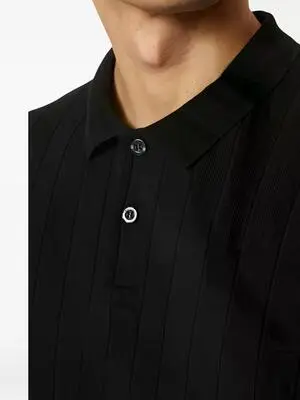 Marc O'polo Ribbed Short-sleeves Polo Shirt