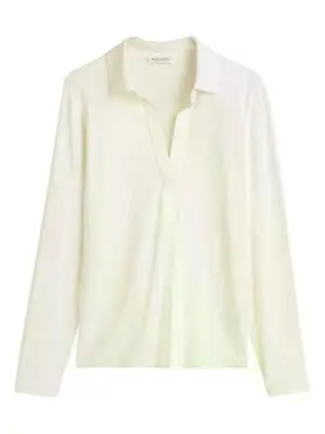 Marc O'polo Polo-collar Long-sleeve Top