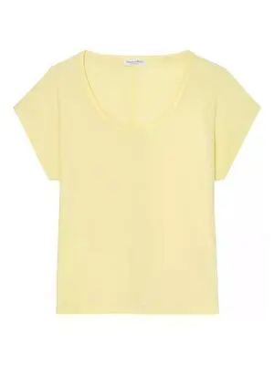 Marc O'polo Scoop-neck Short-sleeve T-shirt - Yellow