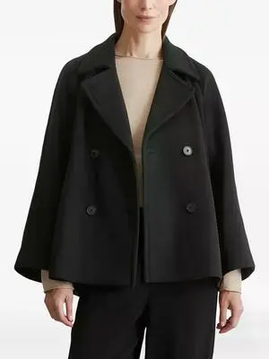 Marc O'polo Double-breasted Coat - Black