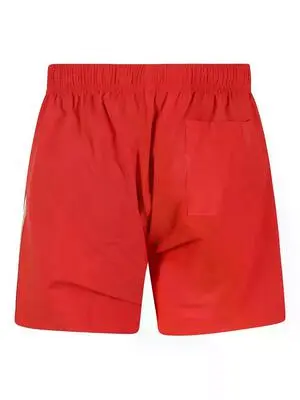 BOSS Logo-print Swim Shorts - Red