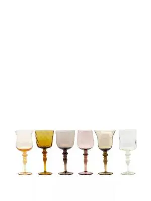 BITOSSI HOME Glass Goblets - Yellow
