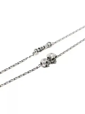 Werkstatt:München Two Skulls Necklace