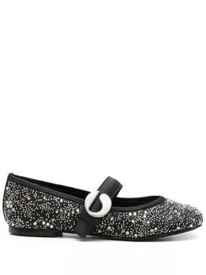 Coperni Crystal-embellished Ballerinas