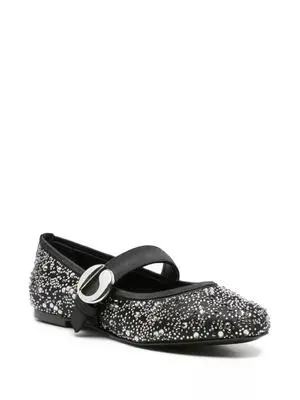 Coperni Crystal-embellished Ballerinas