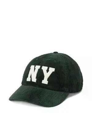 Polo Ralph Lauren Ny-appliqué Corduroy Cap - Green
