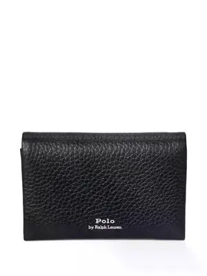 Polo Ralph Lauren Pebbled Leather Wallet - Black