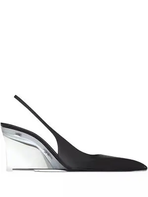 Saint Laurent Slingback Wedge Pumps