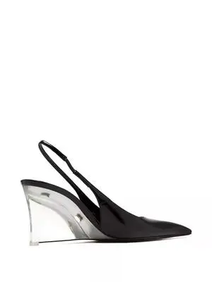 Saint Laurent Slingback Wedge Pumps