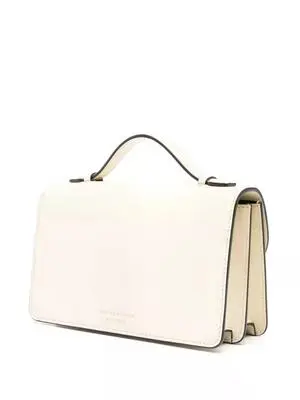 Victoria Beckham Mini Dorian Leather Shoulder Bag - White