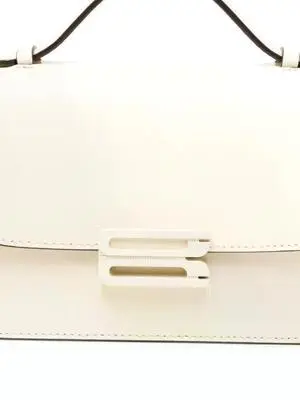 Victoria Beckham Mini Dorian Leather Shoulder Bag - White