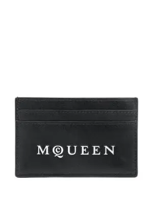 Alexander McQueen Logo-debossed Cardholder - Black