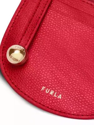 Furla Small Laura Curved Cardholder - Red