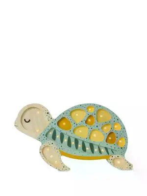 LITTLE LIGHTS Turtle-shaped Wooden Light - Green