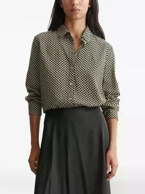 Marc O'polo Geometric-print Button-up Shirt