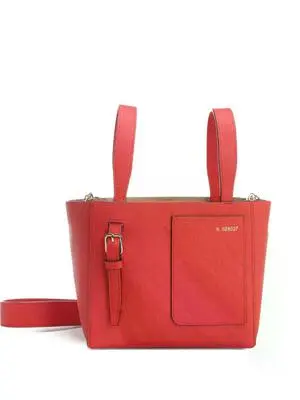 Valextra Logo Bucket Bags
