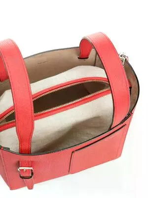 VALEXTRA Soft Bucket Tote Bag - Red